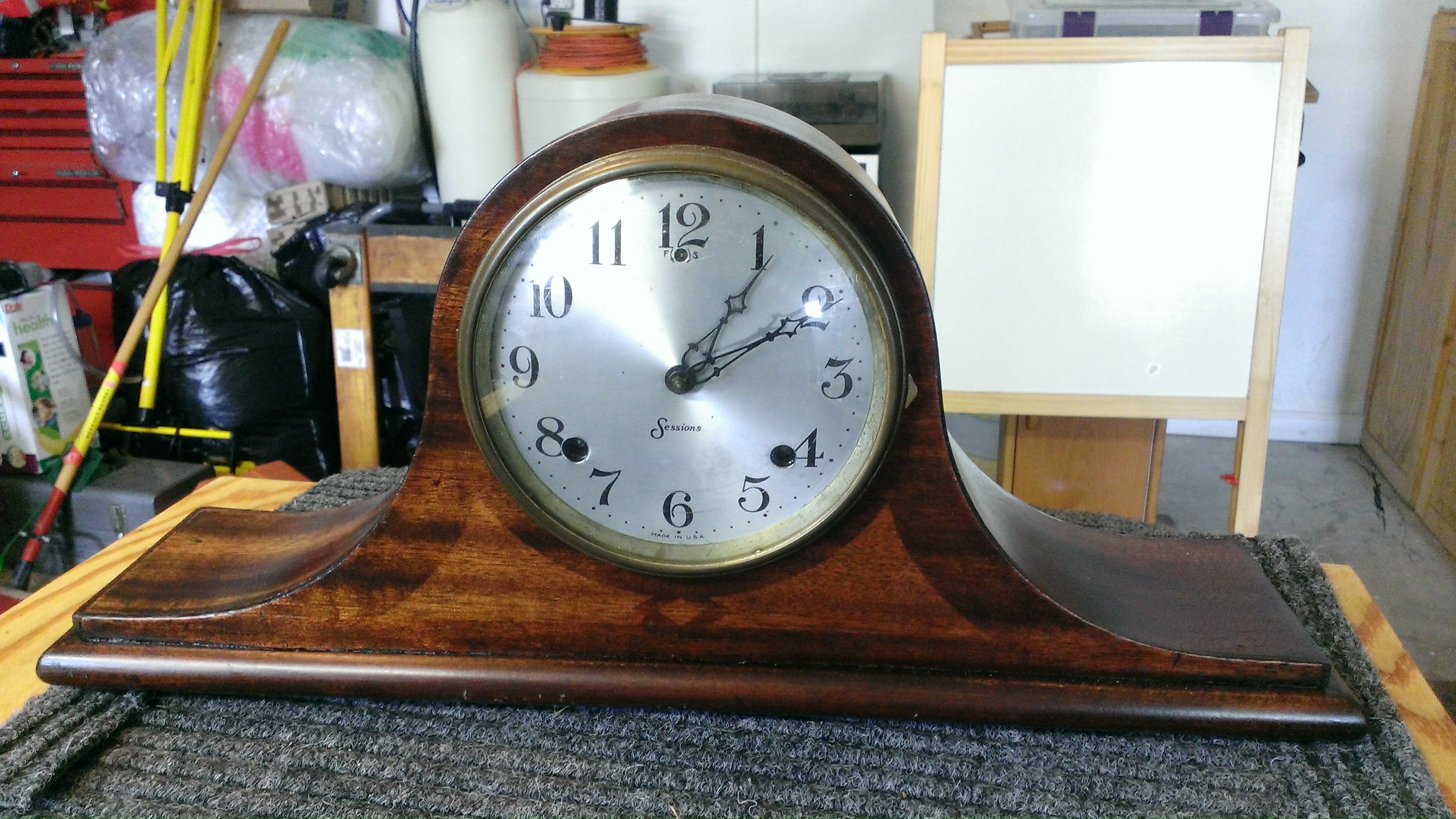 Sessions Tambour Mantel Clock C 1930 American Rescue Clocks Sessions Tambour Mantel Clock C 1930 American Rescue Clocks