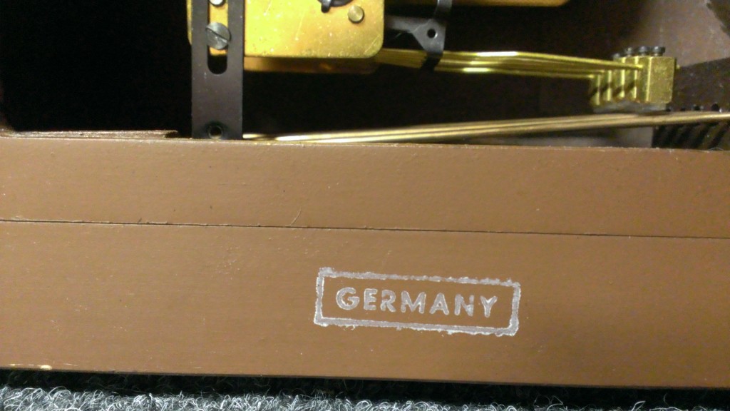 Welby Westminster Chime Mantel Tambour Clock c. 1971 Germany - Rescue ...