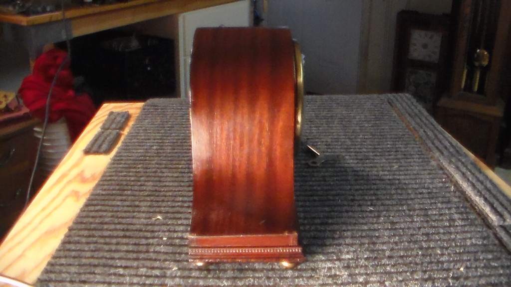 Thomas Haller Tambour Mantel Clock c. 1920 SOLD - Rescue Clocks