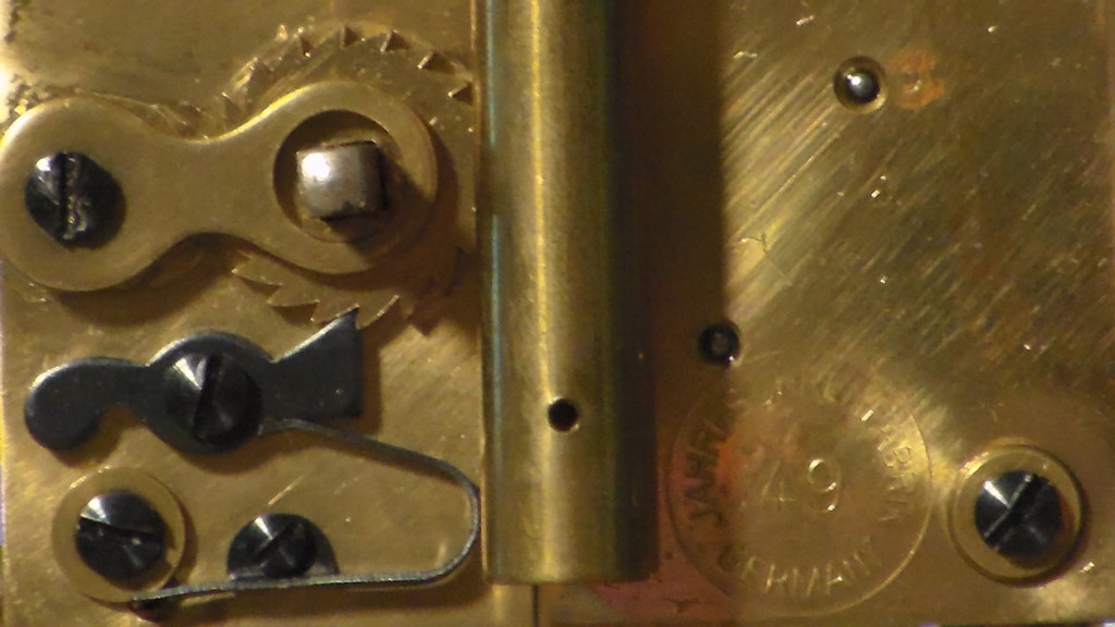 Jahresuhrenfabrik - August Schatz Anniversary clock 1949 - Rescue Clocks