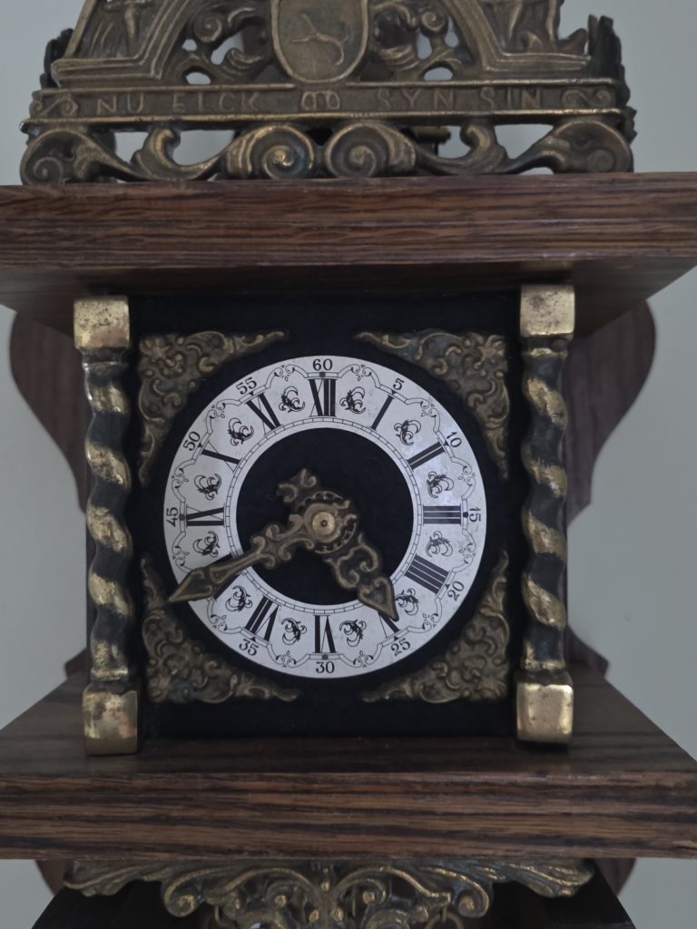 Dutch Zaandam-style wall clock c. 1950 - Rescue Clocks